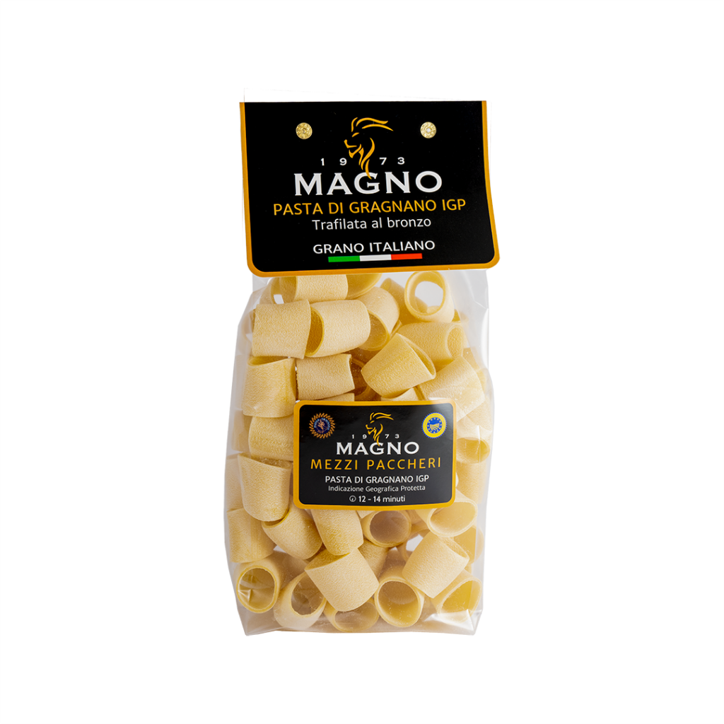 PASTA DI GRAGNANO IGP Mezzi Paccheri 500g - Magno Food | Sito Ufficiale